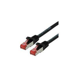 ROLINE Patchkabel, RJ45-Steckverbinder - RJ45-Steckverbinder, Cat 6, S/FTP, 5m, Schwarz - 21.15.2655