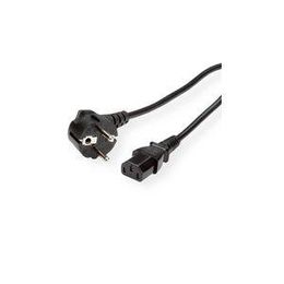 ROLINE IEC-Ger&auml;tekabel DE/FR Typ F/E (CEE 7/7) Stecker - IEC 60320 C13 1.8m Schwarz - 19.08.1018-50