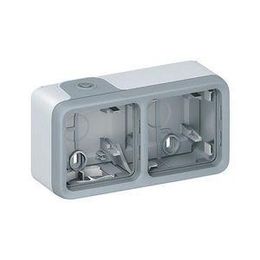 Legrand Einbaudose, Grau, Verschraubung - 0 696 72