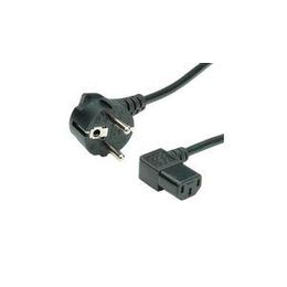ROLINE IEC-Ger&auml;tekabel DE/FR Typ F/E (CEE 7/7) Stecker - IEC 60320 C13 1.8m Schwarz - 19.08.1118-50