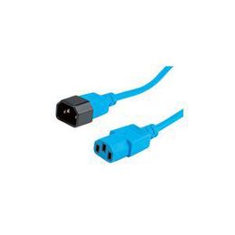 ROLINE IEC-Ger&auml;tekabel IEC 60320 C14 - IEC 60320 C13 1.8m Blau - 19.08.1522-25
