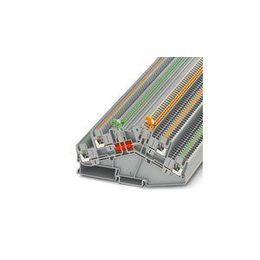 Phoenix Contact Disconnect Terminal Block, Steckverbindung, 4 Pole, 400V, 16A, 2.5mm&sup2;, Grau, Packung &agrave; 50 St&uuml;ck - 3210400