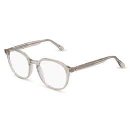Fielmann AB 007 CL Brille Unisex | Fassung: Vollrand, Panto, Champagner