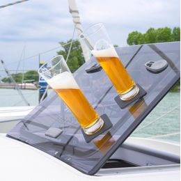 Silwy Magnet-Bier-Kristallgl&auml;ser mit Untersetzer 4-tlg. (330 ml) - Gl&auml;ser