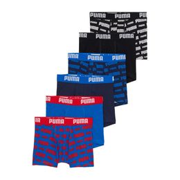 Puma Boxershorts Jungen Gr&ouml;&szlig;e 158/164 blau / navy / rot / schwarz / wei&szlig;