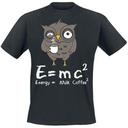 Tierisch Energy Milk Coffee T-Shirt schwarz in 4XL 472104_Gildan Softstyle