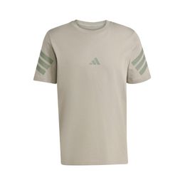 adidas Sportswear Funktionsshirt 'Future Icons 3S' Herren Gr&ouml;&szlig;e L khaki / dunkelgr&uuml;n