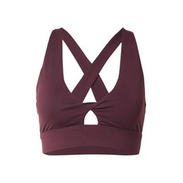 Fabletics BH Damen Gr&ouml;&szlig;e L grau / burgunder