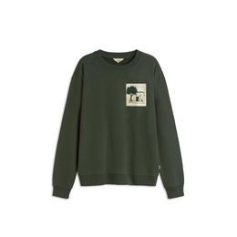 thinking mu Sweatshirt 'Leon' Herren Gr&ouml;&szlig;e XL braun / dunkelgr&uuml;n / naturwei&szlig;