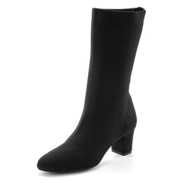 Lascana Stiefelette Damen Gr&ouml;&szlig;e 38 schwarz Winterschuhe