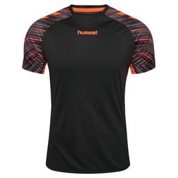 Hummel Funktionsshirt Herren Gr&ouml;&szlig;e M grau / orange / schwarz