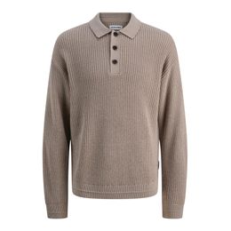 Jack & Jones JACK & JONES Sweater 'JJKAITO' male size M Taupe