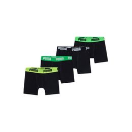 Puma Boxershorts Jungen Gr&ouml;&szlig;e 134/140 gelb / gr&uuml;n / schwarz / offwhite