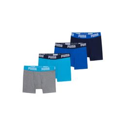 Puma Boxershorts Jungen Gr&ouml;&szlig;e 146/152 navy / royalblau / himmelblau / graumeliert