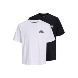 aprel 2er-pack APREL T-shirt T-shirt Herren Gr&ouml;&szlig;e XXL schwarz / wei&szlig;