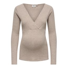 Only Maternity Umstand Pullover 'OLMLola' Damen Gr&ouml;&szlig;e XXL mokka