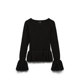 V&eacute;ro Moda Vero Moda Pullover 'VMGeorgia' Damen Gr&ouml;&szlig;e S schwarz