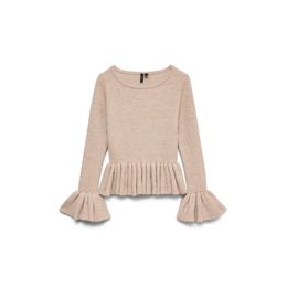 V&eacute;ro Moda Vero Moda Pullover 'VMGeorgia' Damen Gr&ouml;&szlig;e M beige