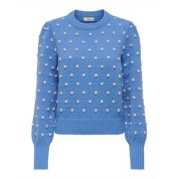 Jacqueline de Yong JDY Pullover 'JDYSIGRID' Damen Gr&ouml;&szlig;e XXL hellblau / wei&szlig;