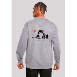 Sweatshirt F4NT4STIC "Escape Discover the World Savannah", Herren, Gr. XXL, grau (erdgrau), Obermaterial: 50% Baumwolle, 50% Polyester, regular fit, Rundhals, ohne B&uuml;ndchen, Sweatshirts Sweatshirt, Discover the World