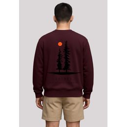 Sweatshirt F4NT4STIC "Escape Discover the World Pinetree", Herren, Gr. XS, braun (maroon), Obermaterial: 80% Baumwolle, 20% Polyester, regular fit, Rundhals, ohne B&uuml;ndchen, Sweatshirts Sweatshirt, Discover the World