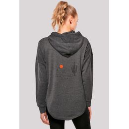 Kapuzenpullover F4NT4STIC "Oversize Escape Discover the World Savannah", Damen, Gr. L, charcoal, Obermaterial: 100% Baumwolle, oversize, Pullover Kapuzenpullover, Discover the World