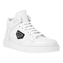 Philipp Plein Low-Top Sneaker - Mid-Top Turnschuhe - Gr. 39 (EU) - in Weiß - für Damen