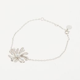 Oliver Weber Rhodiniertes Florescence Armband mit Kristallen und Perle