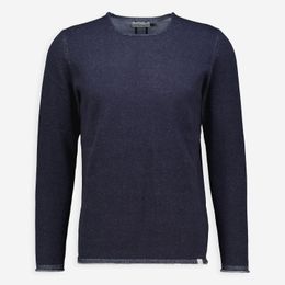 Nowadays Dunkelblauer Pullover mit Melange-Muster