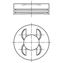 Mahle Kolben f&uuml;r SEAT AUDI VW SKODA 028 PI 00153 002