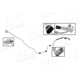 AIC Hochdruck-/Niederdruckleitung, Klimaanlage für SKODA VW SEAT VAG 1K0820741AJ 1K0820741G 1K0820741AC 59684