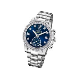 Multifunktion-Armbanduhr Jaguar Connected silber mittel (ca. 36,5mm) | Gr.: onesize
