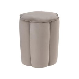 Beliani Pouf TAPPEN in Beige - (W) 39 x (H) 45 x (L) 39 cm | Gr.: onesize