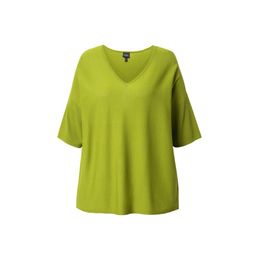 Ulla Popken Pullover in grasgrün | Gr.: 62/64