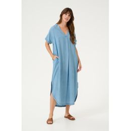 Culture Kleid CUcitha A-shape in Light Blue Wash | Gr.: L