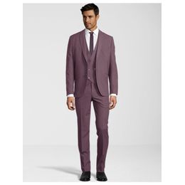 Steffen Klein Anzug Slim-Fit in wine | Gr.: 52
