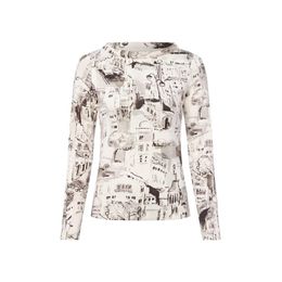 Marc Cain COLLECTIONS Langarmshirt in ecru grau | Gr.: 38