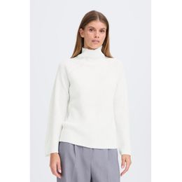 oxmo Strickpullover OXBMMNELLY TURTLENECK in Weiß | Gr.: S