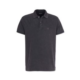 HONESTY RULES Shirt " Signature Vintage Polo " in faded-black | Gr.: XS