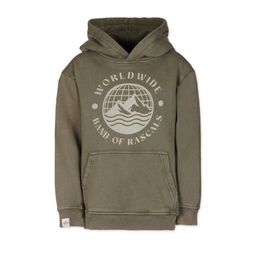 Band of Rascals Kapuzenpullover " World Wide " in faded-olive | Gr.: 134
