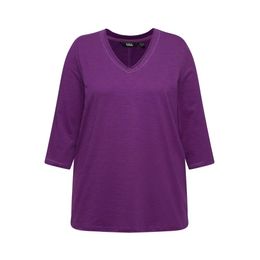 Ulla Popken Shirt in violett | Gr.: 54-56