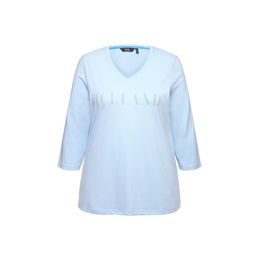 Ulla Popken Shirt in zartes hellblau | Gr.: 42-44
