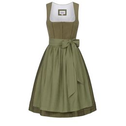 N&uuml;bler N&uuml;bler Midi Dirndl Luise in Gr&uuml;n | Gr.: 40