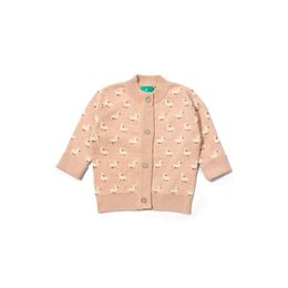 Little Green Radicals Bio-Strickjacke in Hafermehl | Gr.: 5-6 Jahre