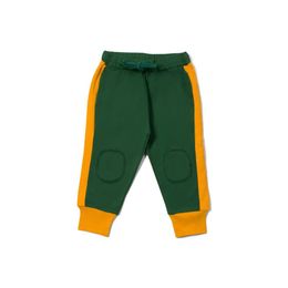 Little Green Radicals Bio-Baumwoll-Jogginghose mit Knieaufn&auml;her in Gr&uuml;n | Gr.: 18-24 MONATE