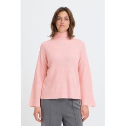 oxmo Strickpullover OXBMMNELLY TURTLENECK in Rosa | Gr.: L