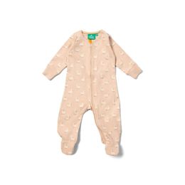 Little Green Radicals Bio-Baumwolle Zip Babygrow in Haferflocken | Gr.: 3-6 MONATE