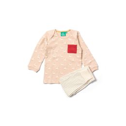 Little Green Radicals Bio T-Shirt und Jogger Set in Haferflocken | Gr.: 6-9 MONATE
