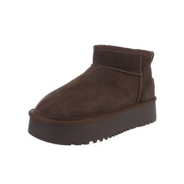 Ital-Design Stiefelette in Braun | Gr.: 36