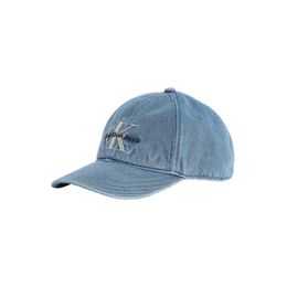 Calvin Klein Jeans Cap Damen Größe 55/60 blue denim / hellgrau / schwarz